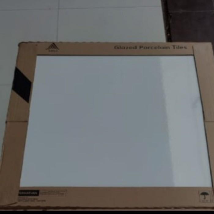 Jual granit arna putih polos 60x60 /list plint keramik lantai dinding ...