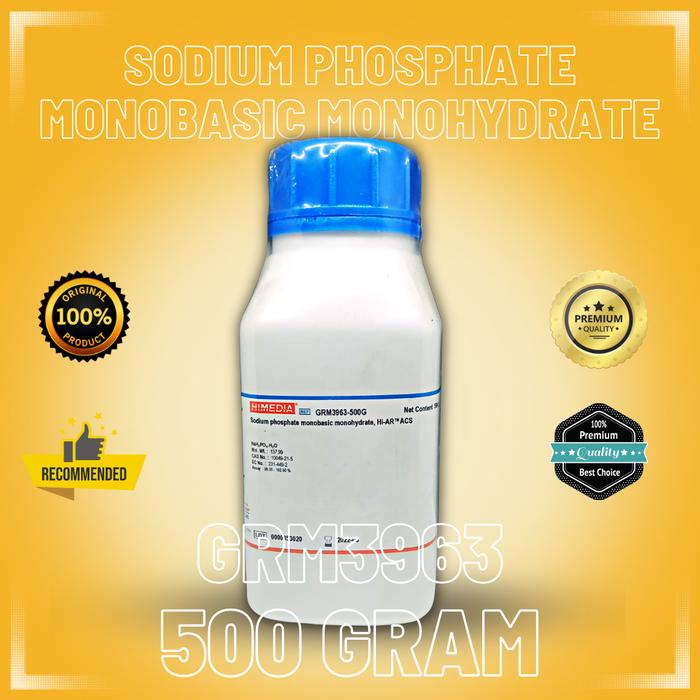 Jual Sodium Phosphate Monobasic Monohydrate |NaH2PO4.H2O, 500 gram ...