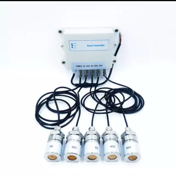 Jual multi functional air quality monitoring O2 CO CO2 CH4 H2F gas ...