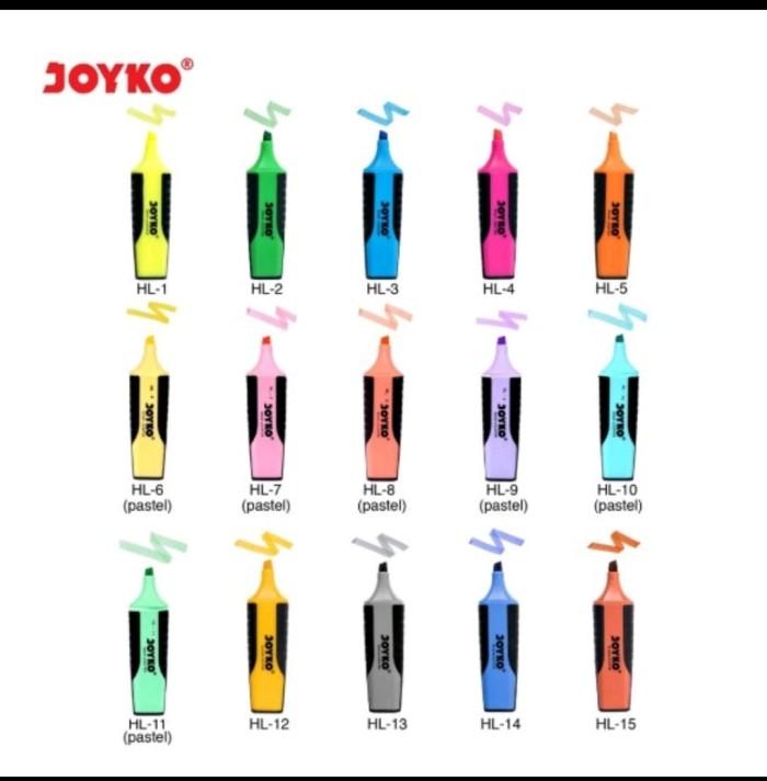 Jual Highlighter Joyko Pastel Vintage Basic Color - Grey - Jakarta ...