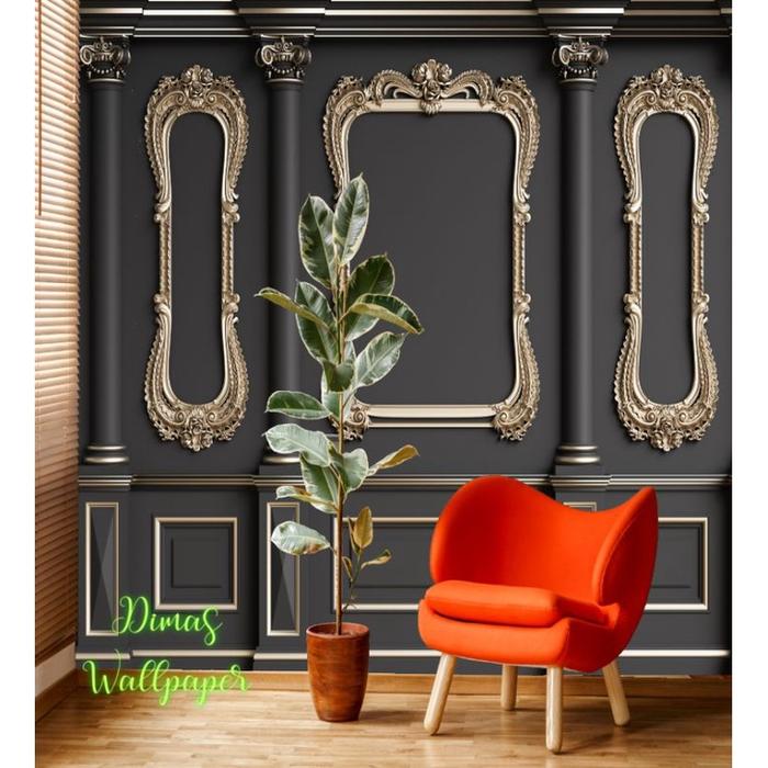Jual Wallpaper 3D Custom Motif Wainscoting Panelling Moulding Katalog 2 ...