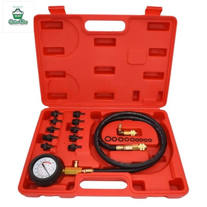 Jual Oil Pressure Tester Kit, PSI Engine Oil Pressure Tester Gauge Tool ...