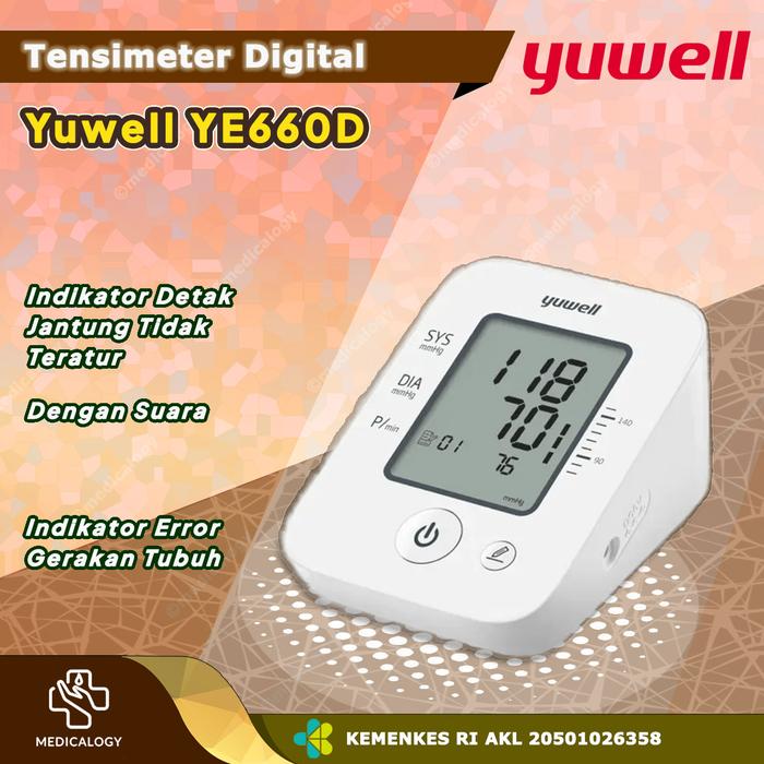 Jual Yuwell YE660D Tensimeter Digital + Adaptor - Kab. Bantul - Medicalogy Yogya | Tokopedia