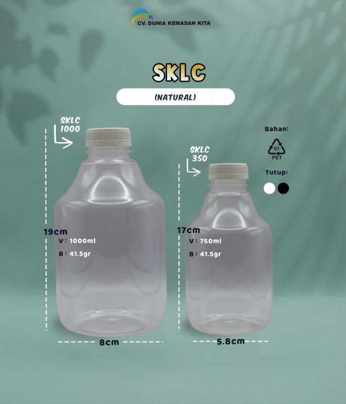 Jual Botol SKLC plastik 1000 ml/750 ml 1 DOZ isi 88 - Botol Kopi Botol Jus - 750 ml, Hitam ...