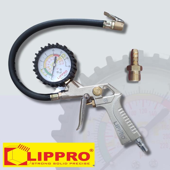 Jual Alat Ukur Angin BAN 3 Fungsi /Tire Pressure Gauge 3 in 1 200psi ...