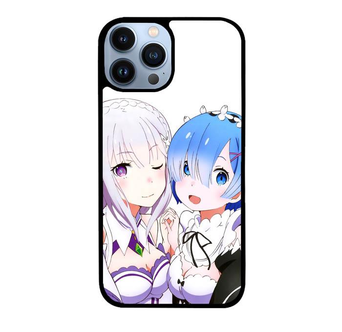 Jual Casing Case iPhone 13 Pro Max Emilia Rem Re Zero Anime CS0395 ...