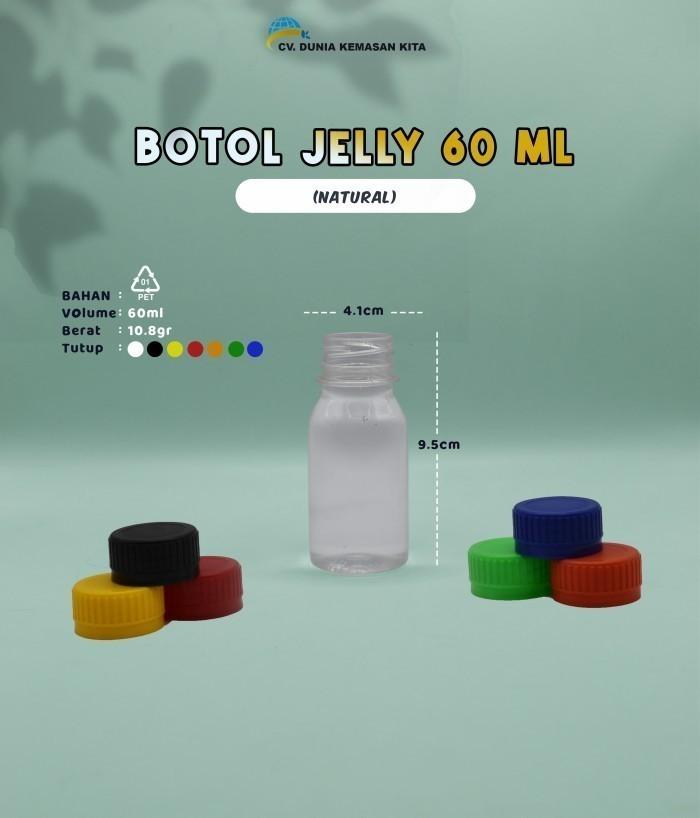 Jual Botol Jelly 60 ml - 1 pcs - Botol Zam zam - Botol Plastik VCO ...