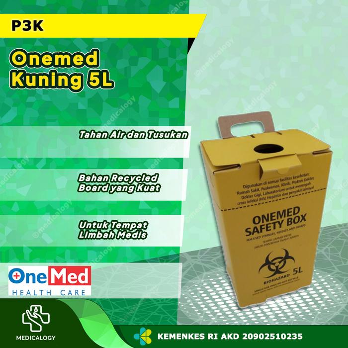 Jual Safety Box Onemed 5 liter - Jakarta Timur - Medicalogy | Tokopedia