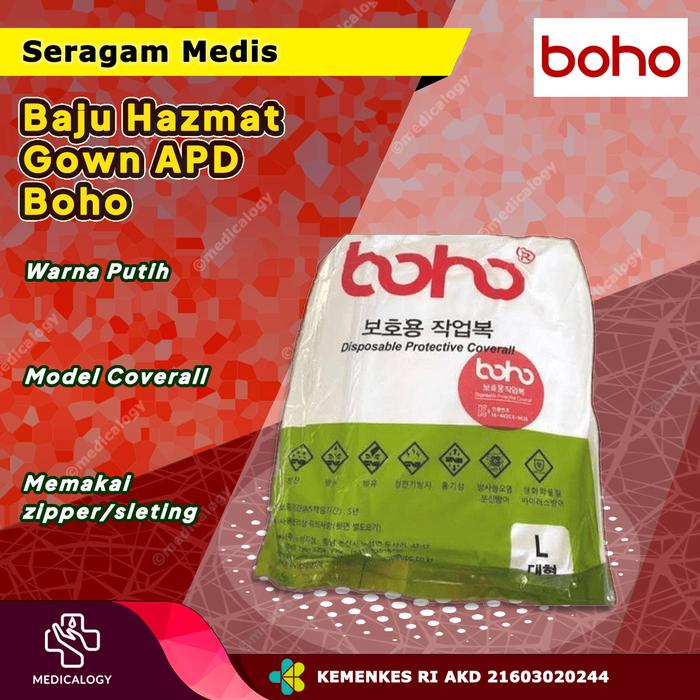 Jual Gown APD Boho Protective Gown Baju Pelindung Diri - Kota Makassar ...