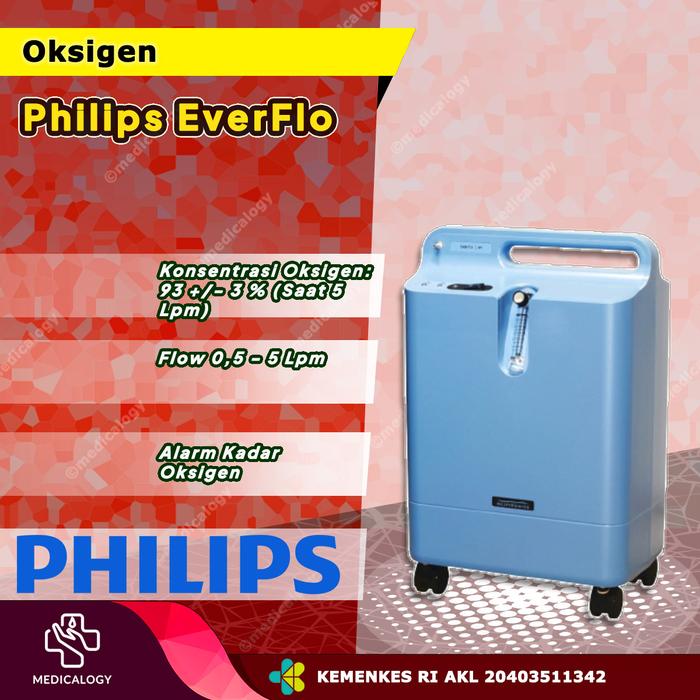 Jual Philips EverFlo Home Oxygen Concentrator - Kota Makassar - Violet Medical Makassar | Tokopedia