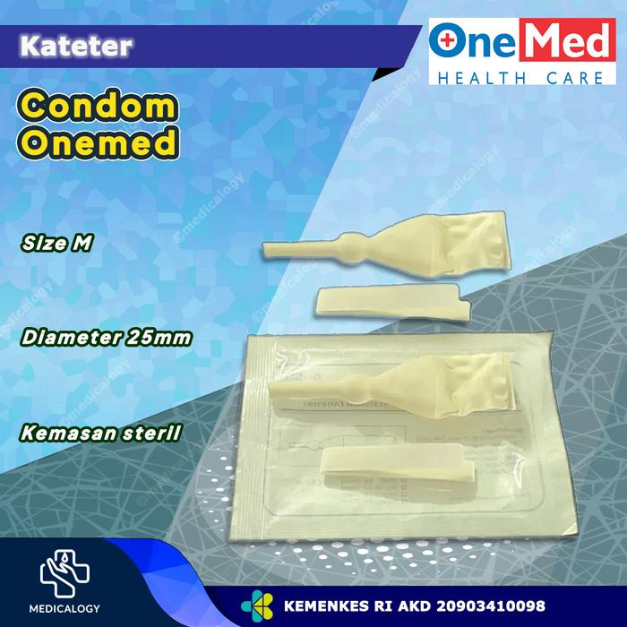 Jual Condom Catheter Onemed Size M per pcs | Kateter Drainase Urine ...