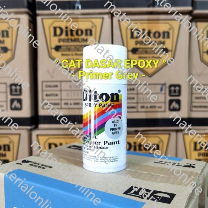 Jual Pilox Diton Epoxy Cat Dasar Pp Primer Grey 8020 Poxy Abu 150 Cc ...