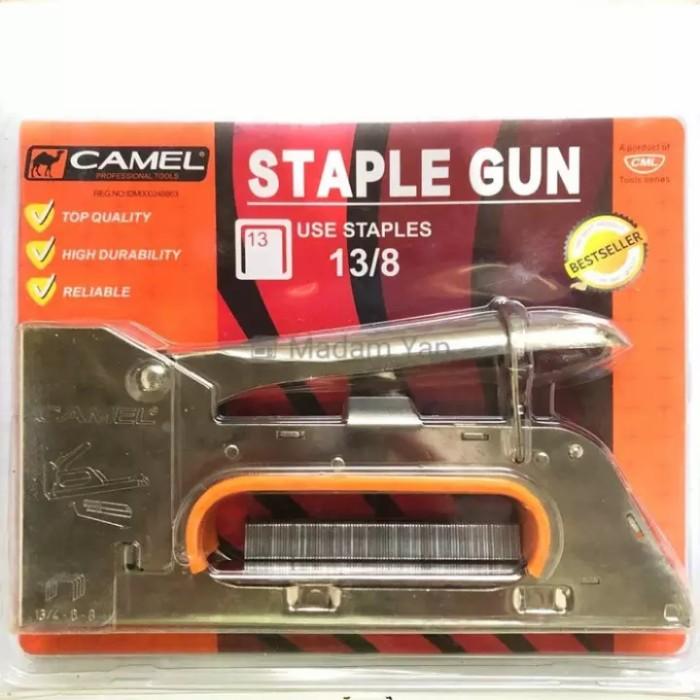 Jual Staples Gun Tacker Heavy Duty Camel / Staple Hekter Jok Sova Sofa ...