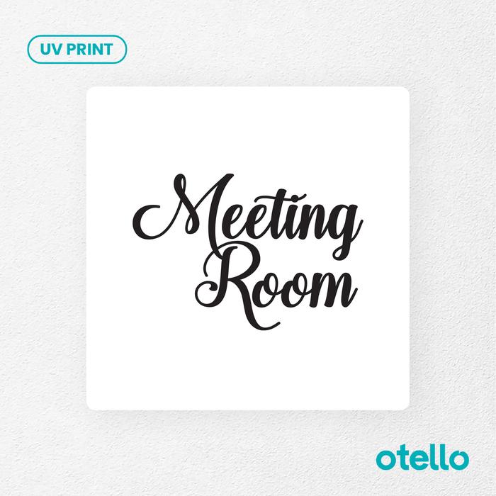 Jual Tulisan Meeting Room Sign Board Akrilik Tempel Signage Dinding ...