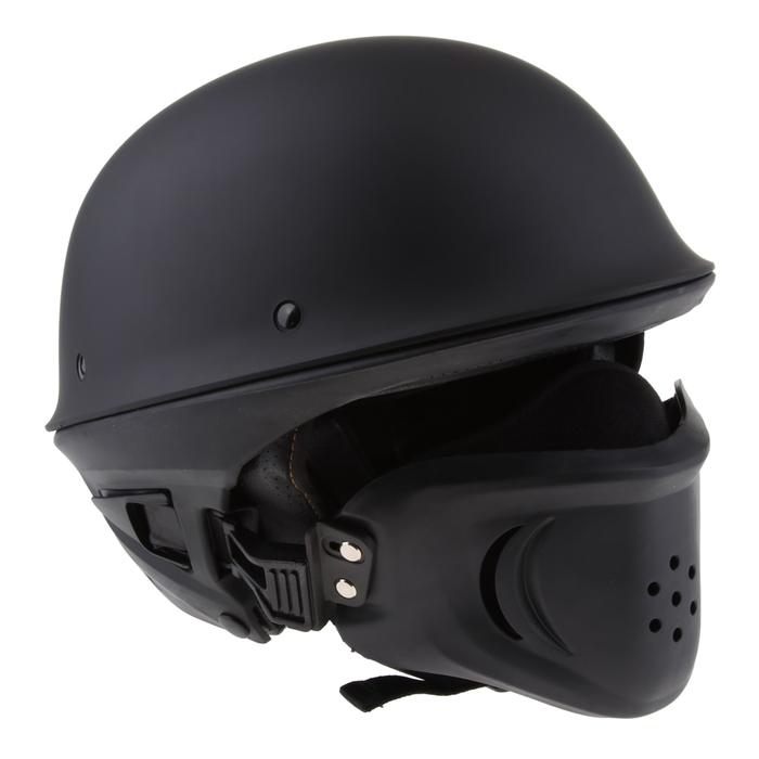 Jual Rogue Flat Street Bobber Chopper Motorcycle Half Helmet FGOR ...