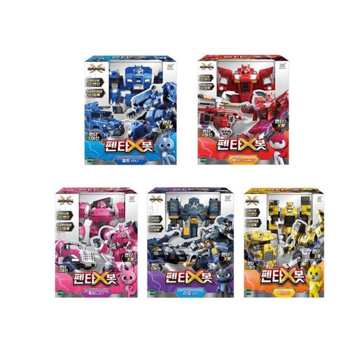 Jual Miniforce Penta X Bot Transformation Action Figure 5 Types - Kota ...