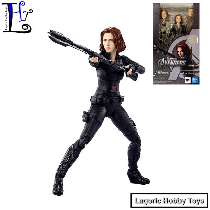 Jual SHF Marvel Black Widow (Avengers Assemble) Bandai Mainan Figure ...