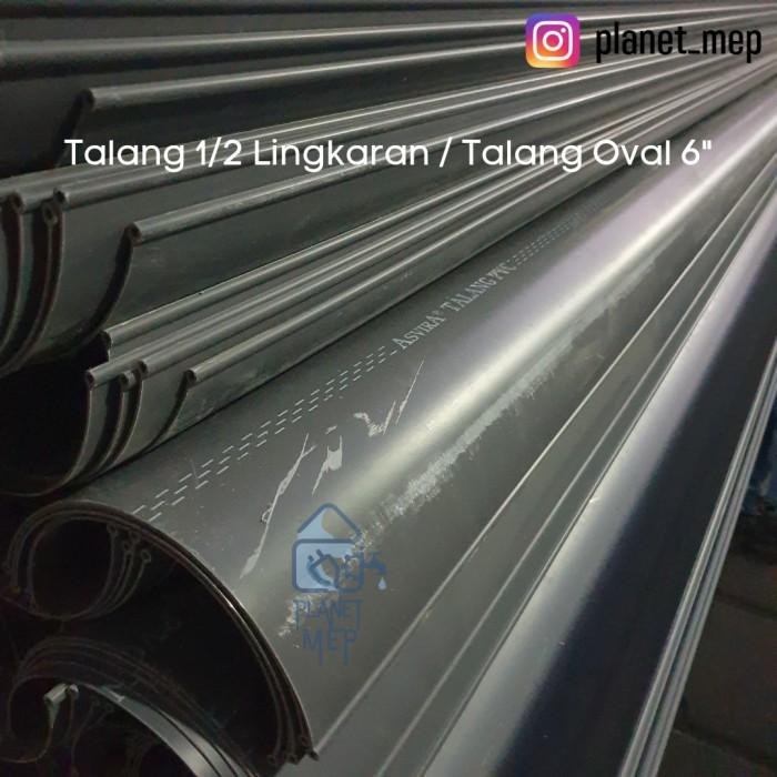Jual ASVIRA TALANG OVAL 6" PVC / TALANG 1/2 LINGKARAN - Kota Denpasar ...