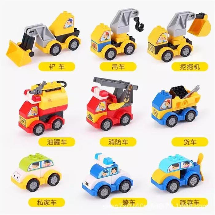 Jual Mainan Susun Balok Transformed Vehicle Lego Duplo Robot Jakarta