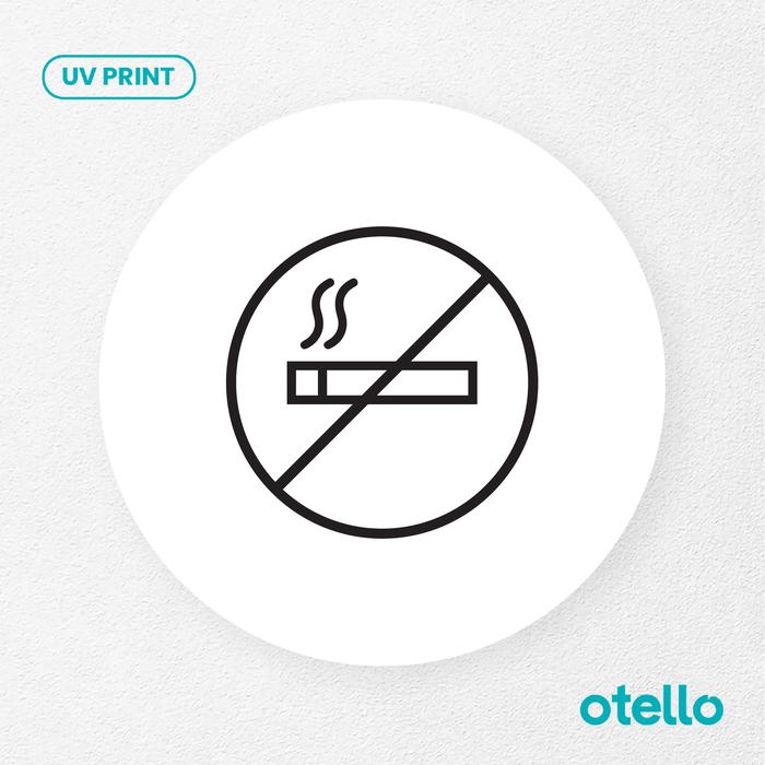 Jual Logo No Smoking Sign Board Akrilik Tempel Sign Dinding Papan ...