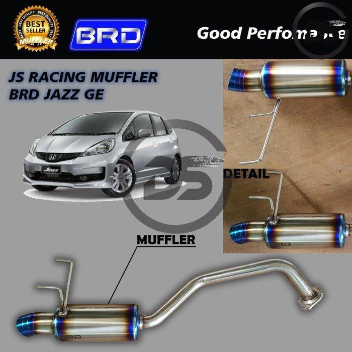 Jual BRD Thailand Bolt On Exhaust Muffler Honda Jazz GE 8 GE8 ORI ...