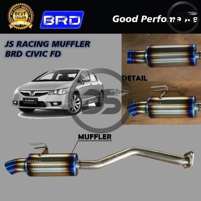 Jual BRD Bolt On Muffler Exhaust Knalpot Honda Civic FD1 FD 1 ORI ...
