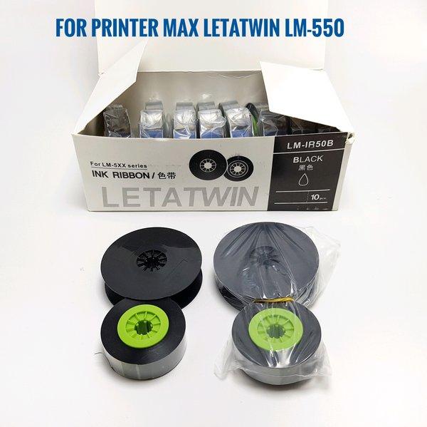 Jual Pita Ink ribbon MAX letatwin LM 550 LM-IR50B Ir50 Printer Mesin ...