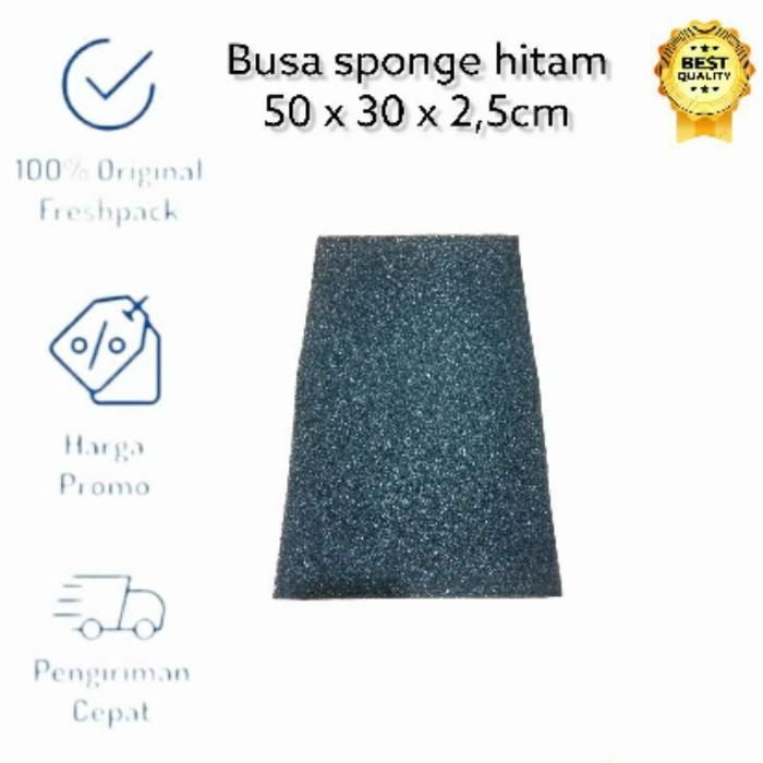 Jual BUSA FILTER HITAM BESAR 50 X 30 BUSA FILTER KOLAM AQUARIUM BIOFILL ...