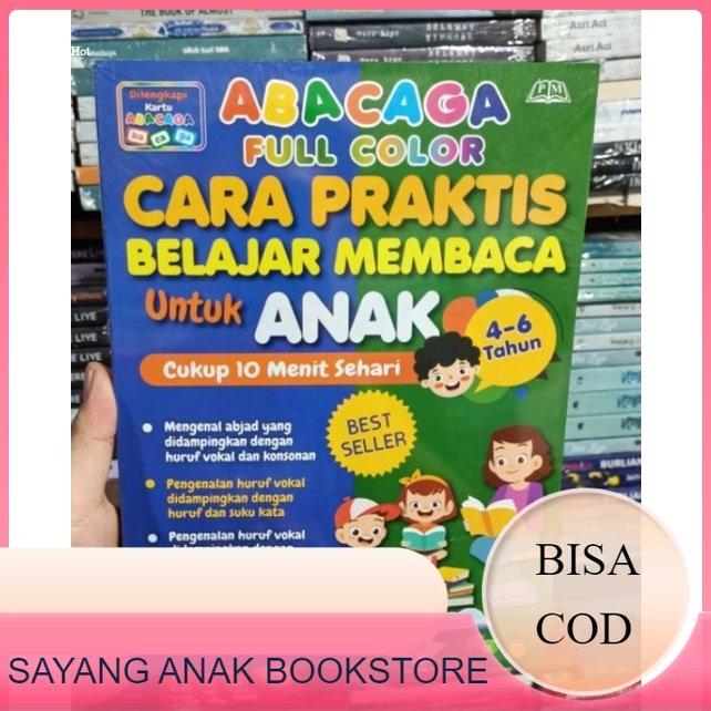 Jual BUKU ABACAGA CARA PRAKTIS BELAJAR MEMBACA UNTUK ANAK FULL COLOUR ...