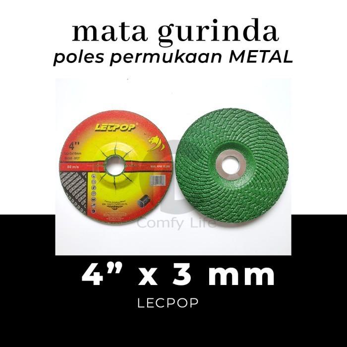 Jual Batu Gerinda Asah 4 in 4"x3mm Mata Gurinda Poles Grinding Besi ...