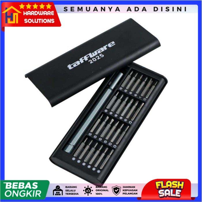 Jual Taffware Obeng Set Premium Magnetic Bits 24 in 1 - 2025 - Jakarta ...