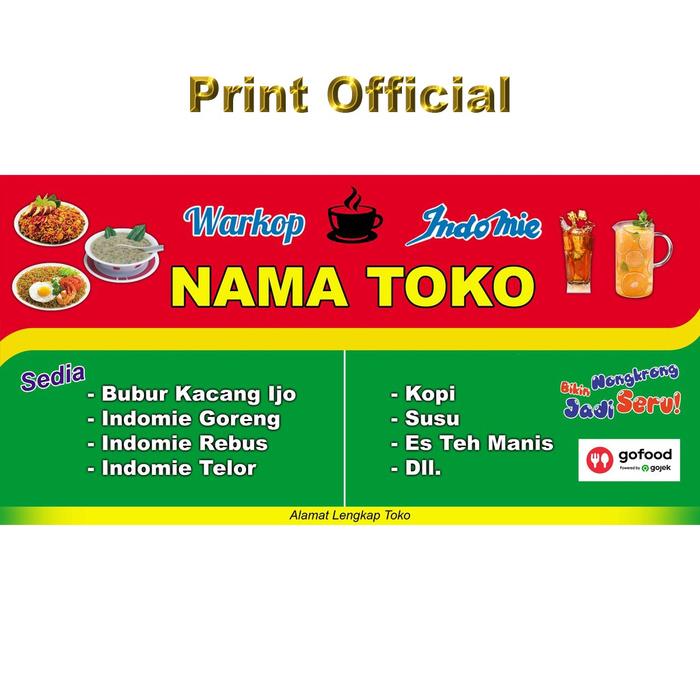 Jual Spanduk Banner WARKOP 2x1 Meter - Jakarta Utara - Serba souvenir22 ...