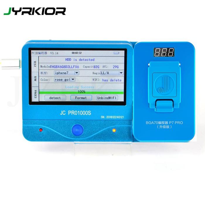 Jual Jc-P7 Pro Pcie Nand Flash Ic Programmer Tool Nand Test - Kota ...