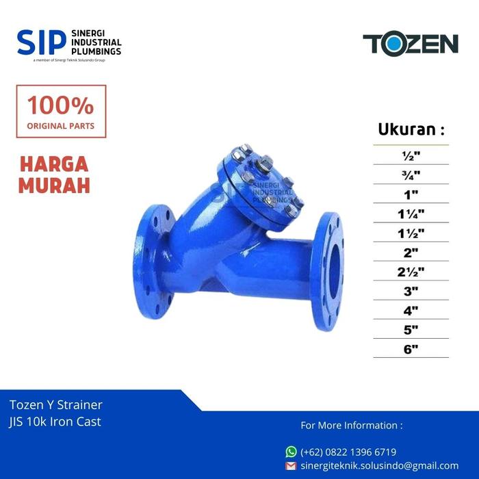 Jual Tozen Y Strainer JIS 10k Iron Cast - Jakarta Utara - Sinergi ...