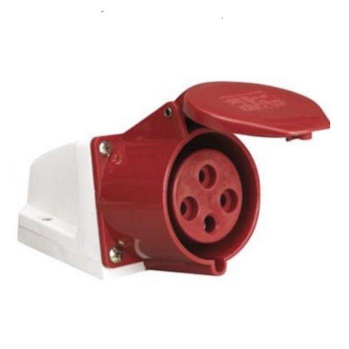 Jual Surface Mounting / Wall Socket 4 Pole 32A 4Pin 32A Fort - Jakarta ...