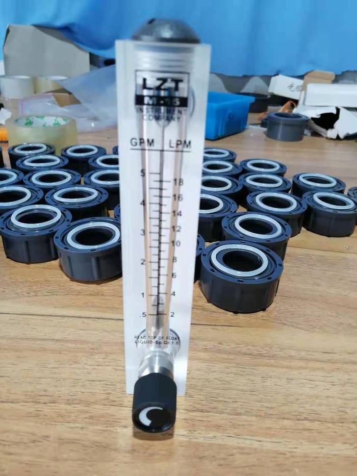 Jual Pmma Liquid Flowmeter Water Flow Meter Panel Rotameter With - Kota ...