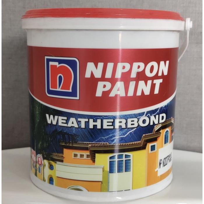 Jual Cat tembok exterior Nippon Paint Weatherbond 2 5 liter 2.5 ltr ...