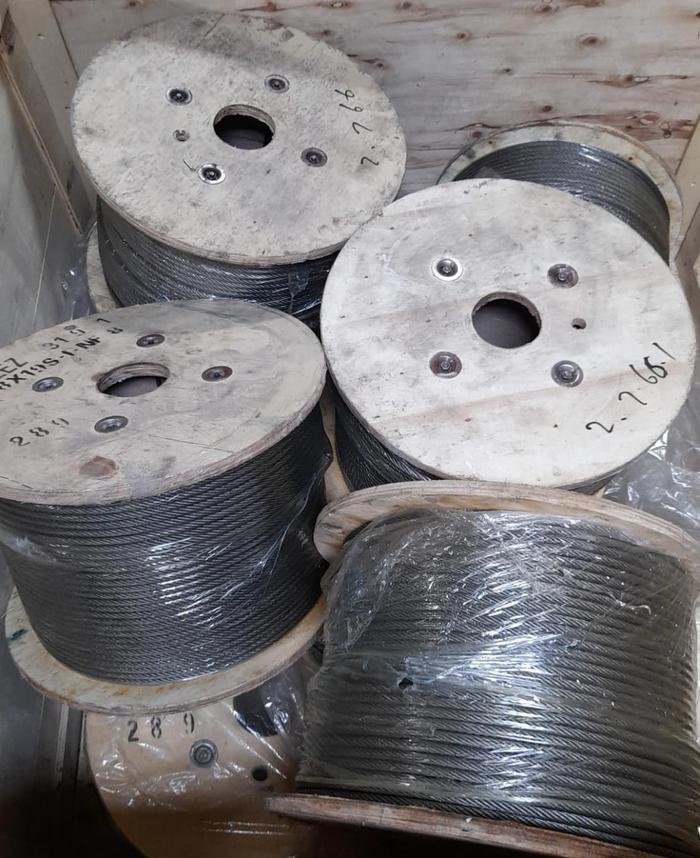 Jual Wire Rope Elevator / Kawat Seling Lift 8mm 289meter 8x19S-NF8 ...