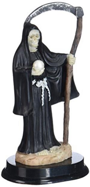 Promo 5-Inch Black Santa Muerte Saint Death Grim Reaper Statue Cicil 0% ...