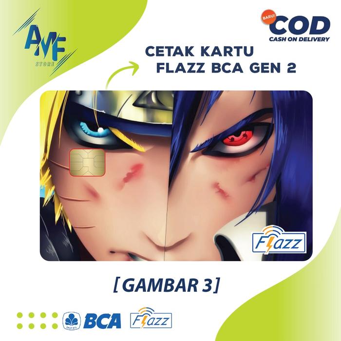 Jual Kartu Flazz Bca Gen 2 Generasi Terbaru E Toll characters anime ...