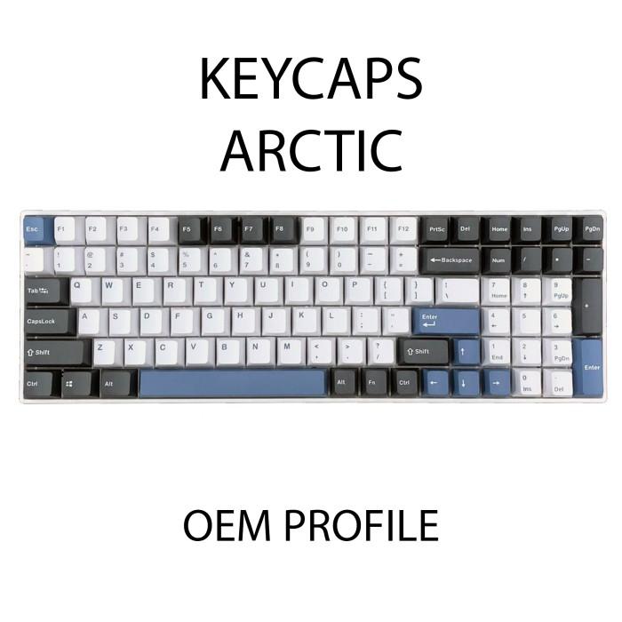 Jual KEYCAPS ARCTIC / ARTIC PBT DOUBLE SHOT OEM PROFILE MECHANICAL ...