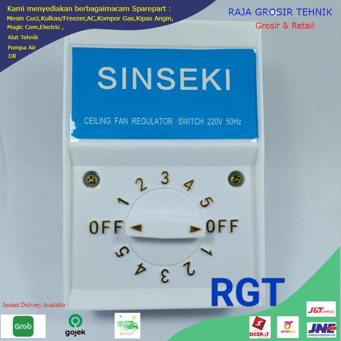 Jual Saklar/Switch/Regulator Ceiling Fan CMCE/SINSEKI-Kipas Baling ...