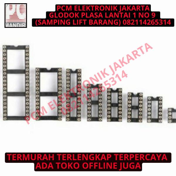 Jual gold bulat soket socket ic wide kaki 40p 40pin 40 pin 2x20 round hole - Jakarta Barat - PCM ...