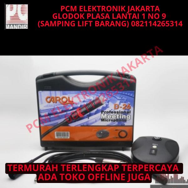 Jual mic microphone microfon meja podium mimbar wireless taiwan carol ...