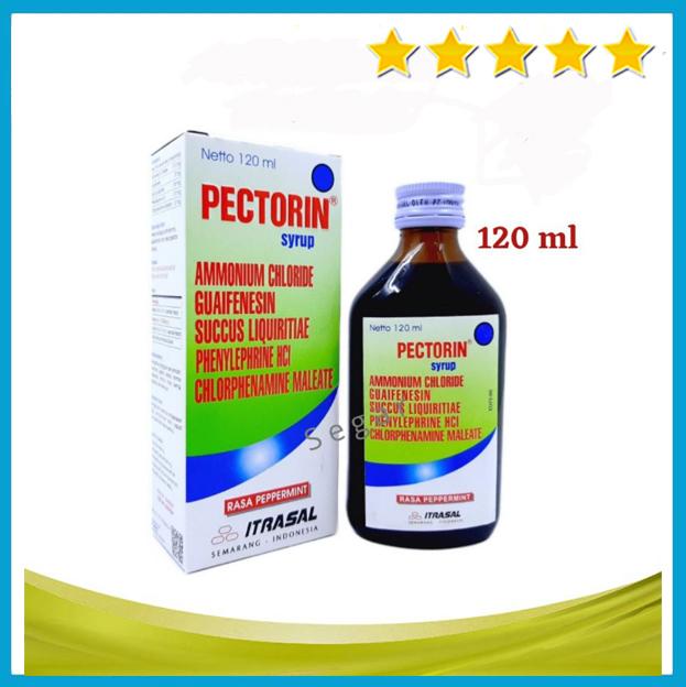 Jual Pectorin Expectoran Sirup Obat Batuk Sirup 120ml | Mengeluarkan ...