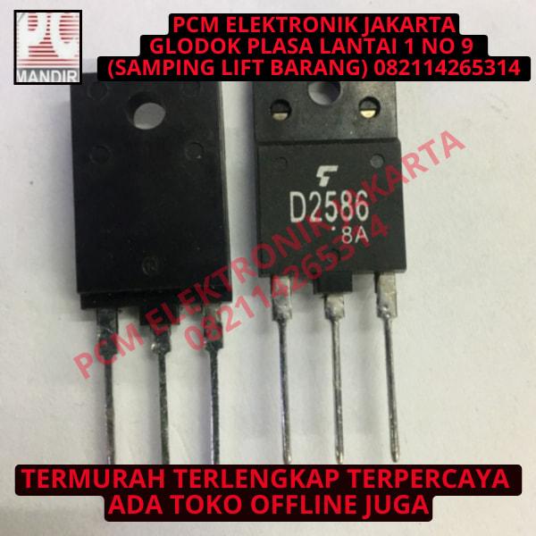 Jual transistor tr horisontal tv tabung d2586 d 2586 2sd 2 sd 2586 ...