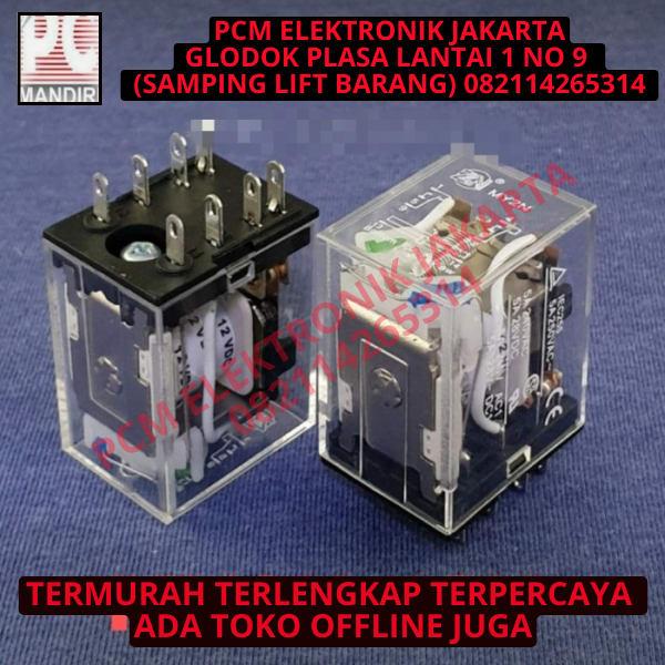 Jual relay rilay my2n my2 my2nj 12v 12volt 12 v volt dc 12vdc lampu ...