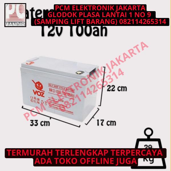 Jual Aki accu Battery Baterai VOZ 100 Ah 12V 12 volt 100 ampere deep ...