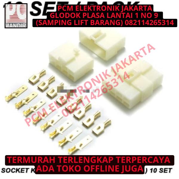 Jual Socket Kabel 8 Pin Besar Set+Skun 10 Set soket motor mobil ...