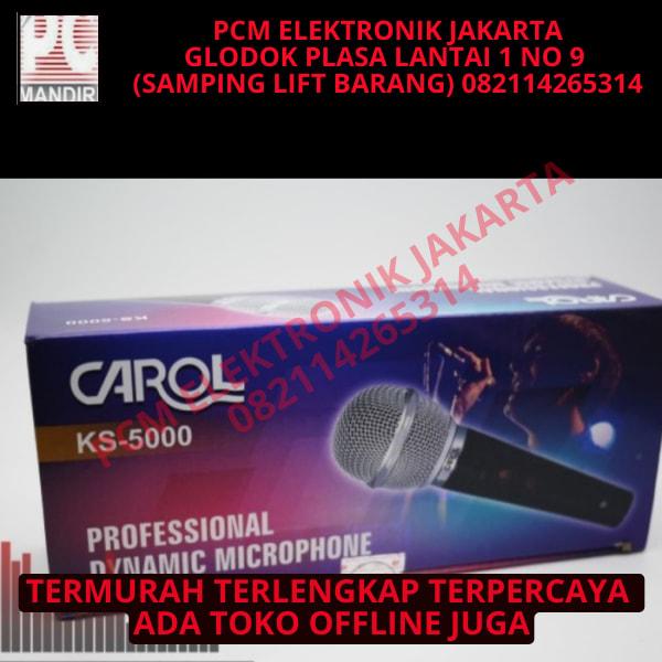 Jual mic microphone microfon kabel kualitas taiwan carol ks5000 ks 5000 ...